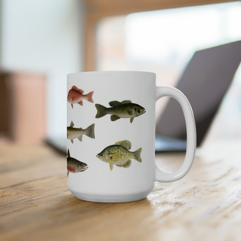 Fish Ceramic Mug 15oz - Ellis Fisher
