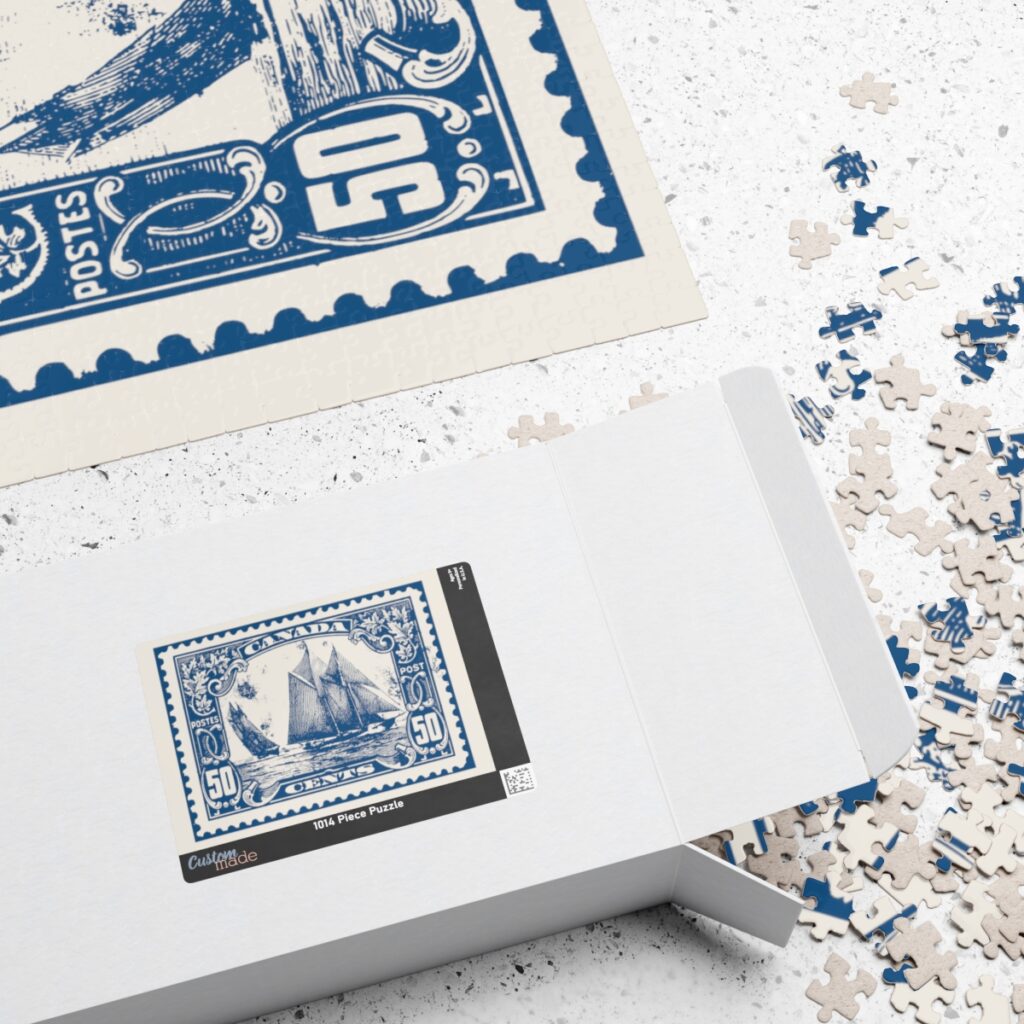 Canada Postal Stamp Puzzle (252, 520, 1014-piece) - Ellis Fisher